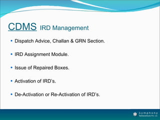 Channel Distribution Management System | PPT | Operating Systems ...