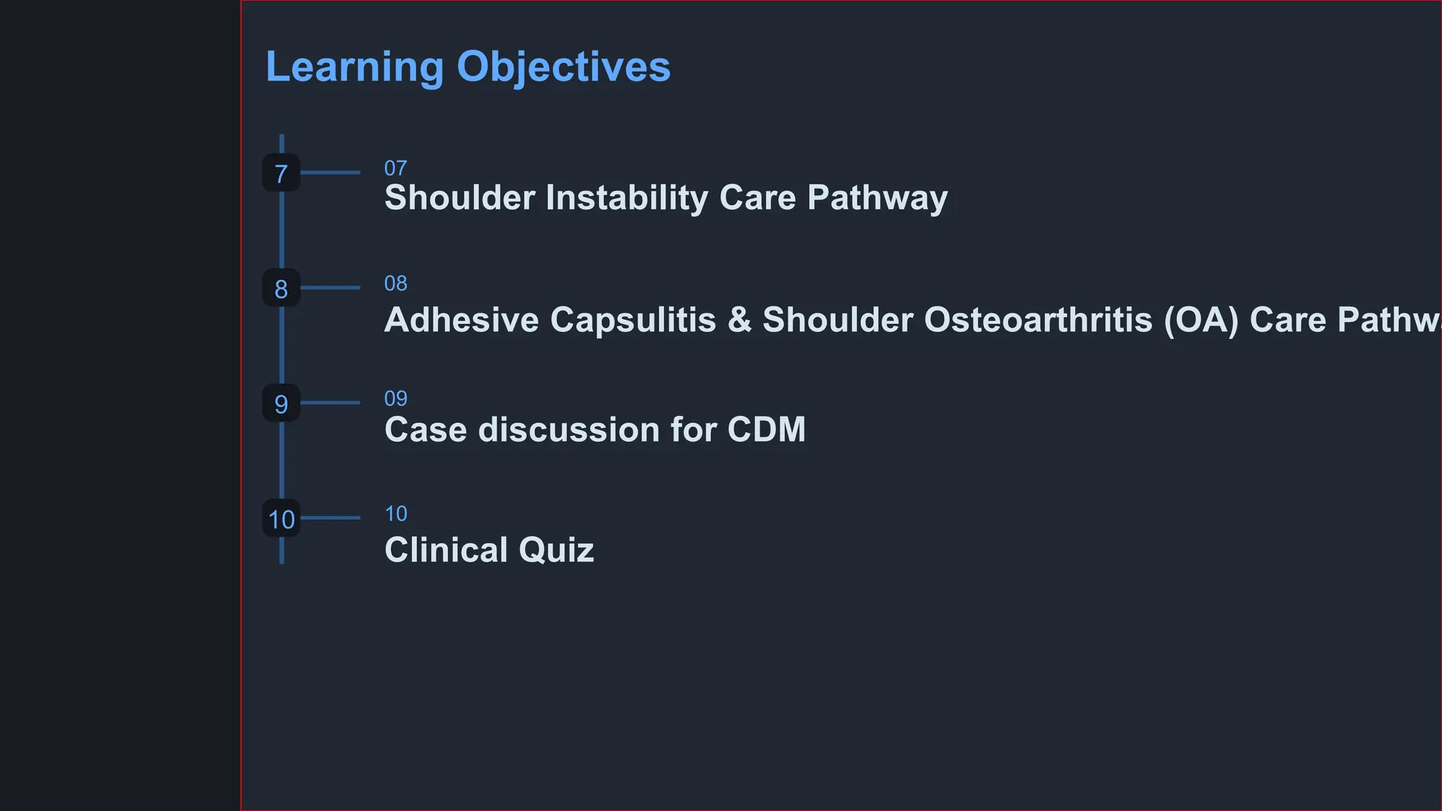 Clinical Decision Making for Shoulder Related Conditions | PPTX
