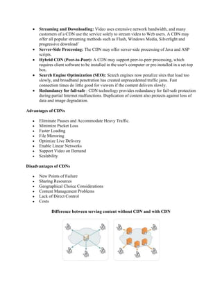 Content Delivery Network – CDN | DOCX