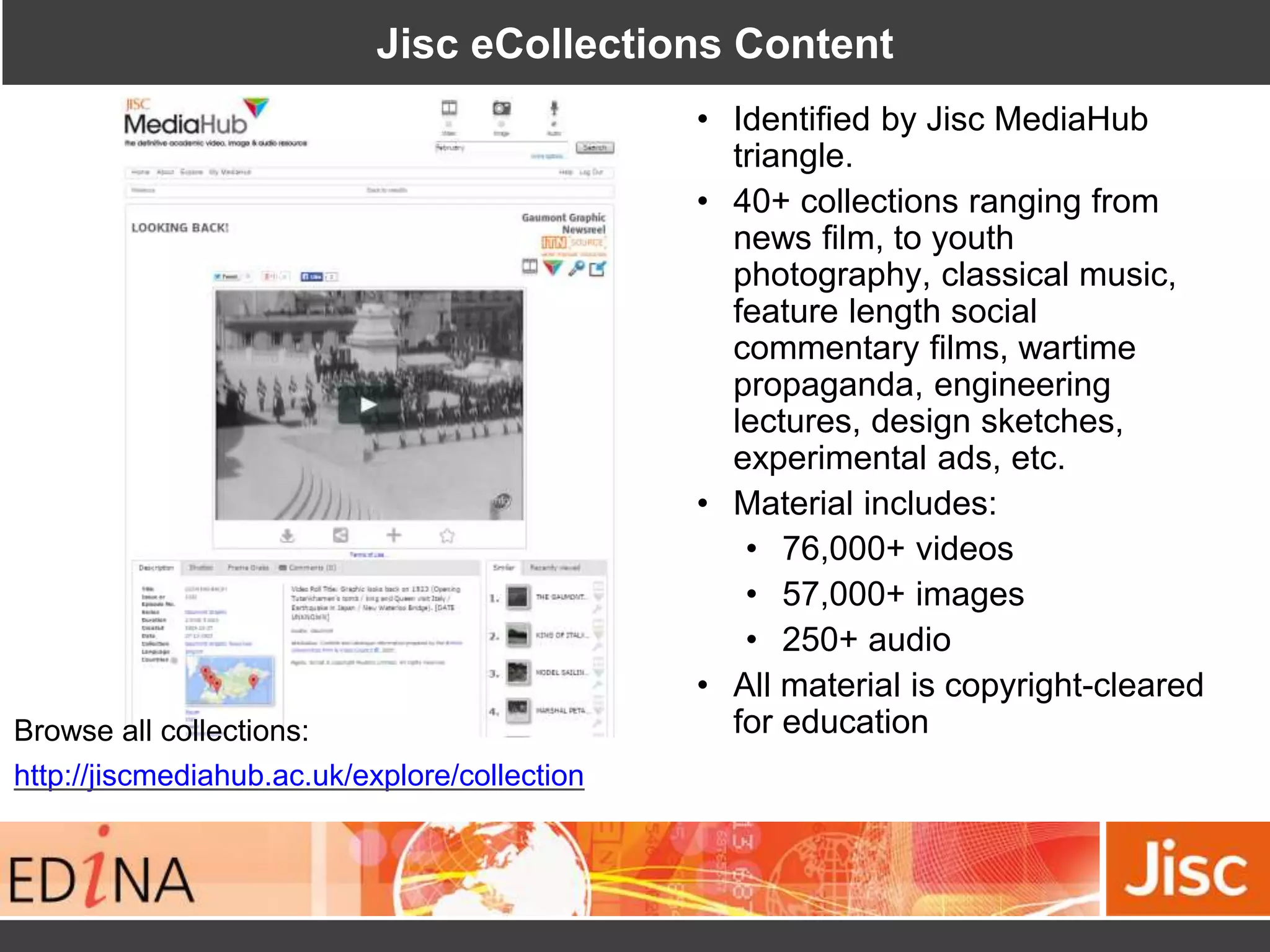 CDN Getting Best Value from College Licenses: Jisc MediaHub | PPT