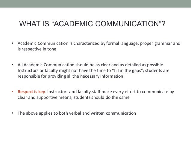 Cdn1001 academic communication and excellence