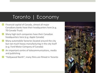 Cdn1001 canada overview and cities | PPTX