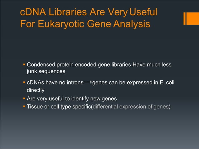 C dna and genomic libraries amirtham | PPTX