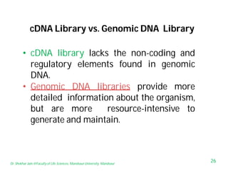 cDNA and Genomic libraries preparation | PDF
