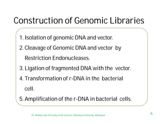 cDNA and Genomic libraries preparation | PDF