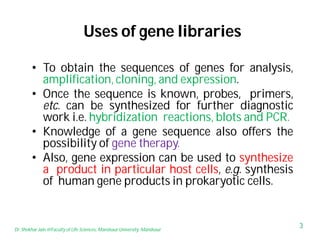cDNA and Genomic libraries preparation | PPT