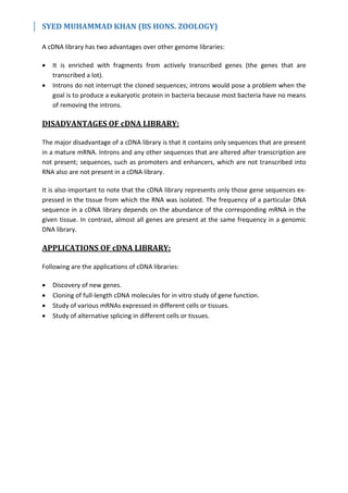 cDNA Library | PDF
