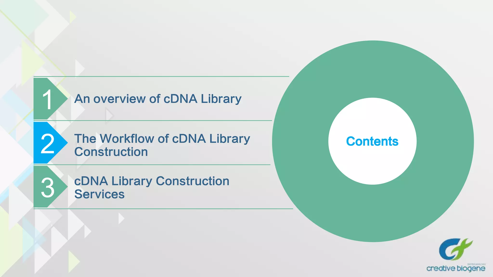 cDNA Library Construction | PPTX