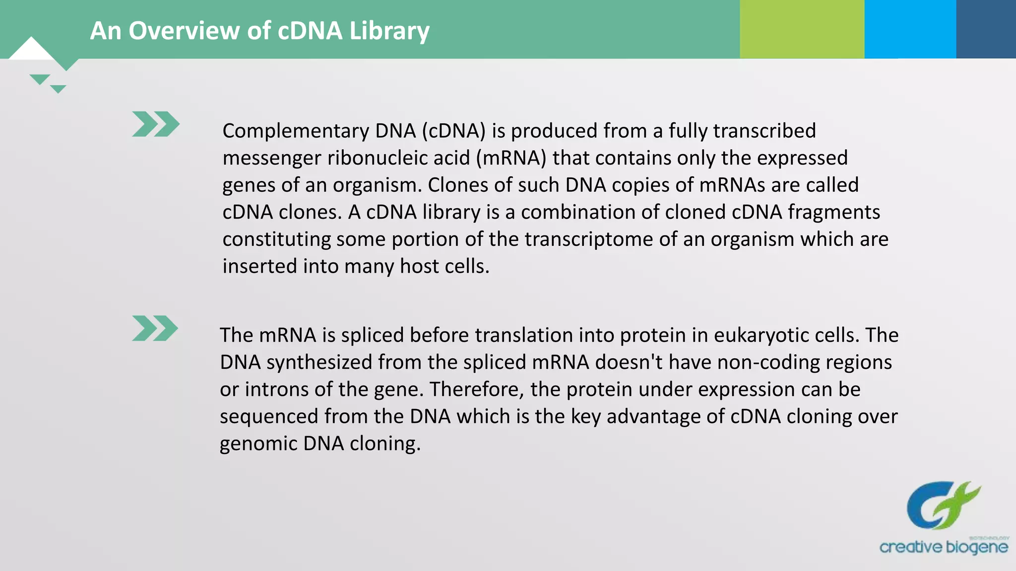 cDNA Library Construction | PPTX