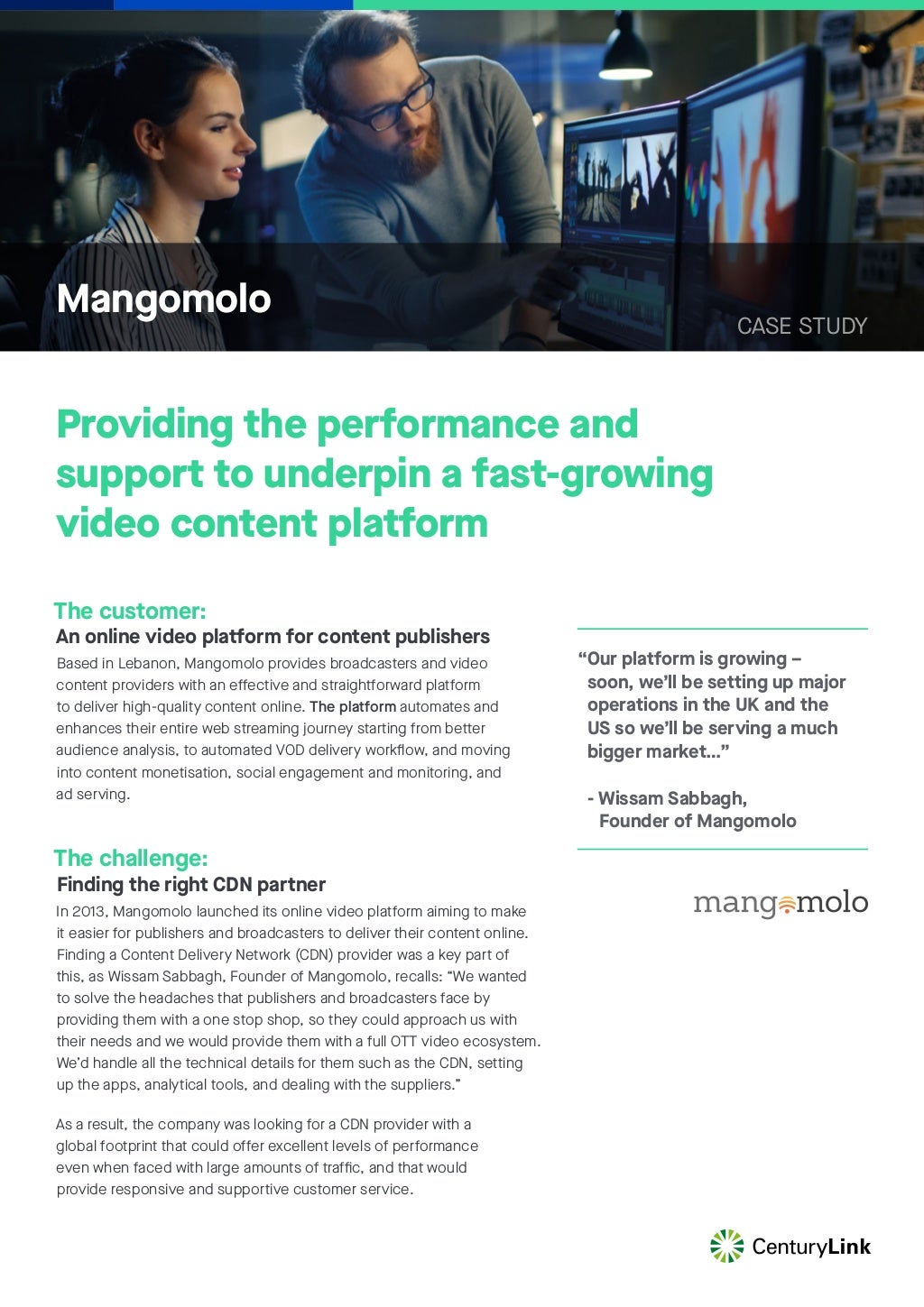 CenturyLink CDN Case Study