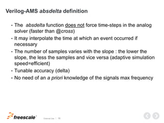 AnaVip: a UVM_MS component to drive and monitor Analog Signals | PDF