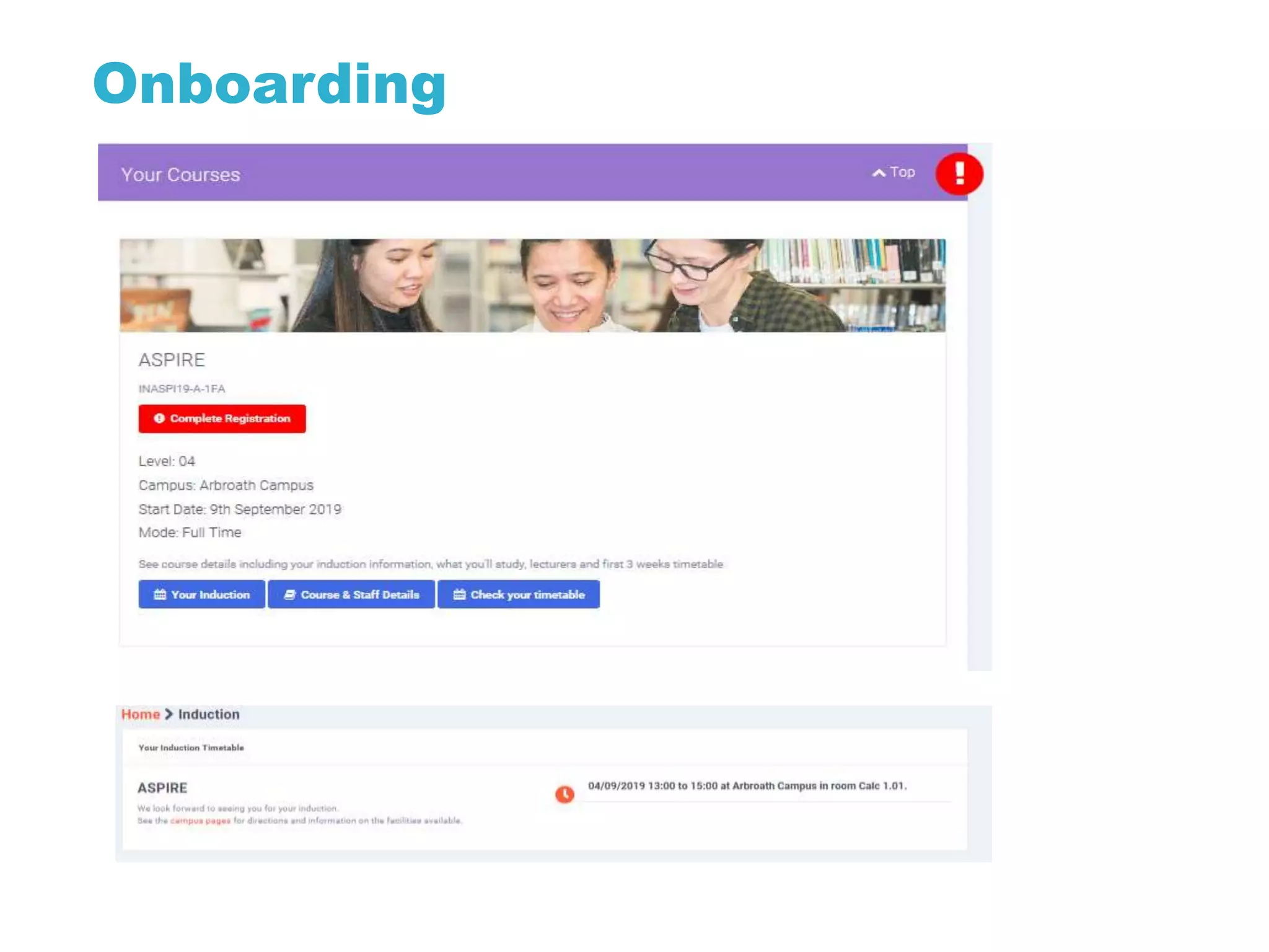 Online Enrolment and “Onboarding” | PPT