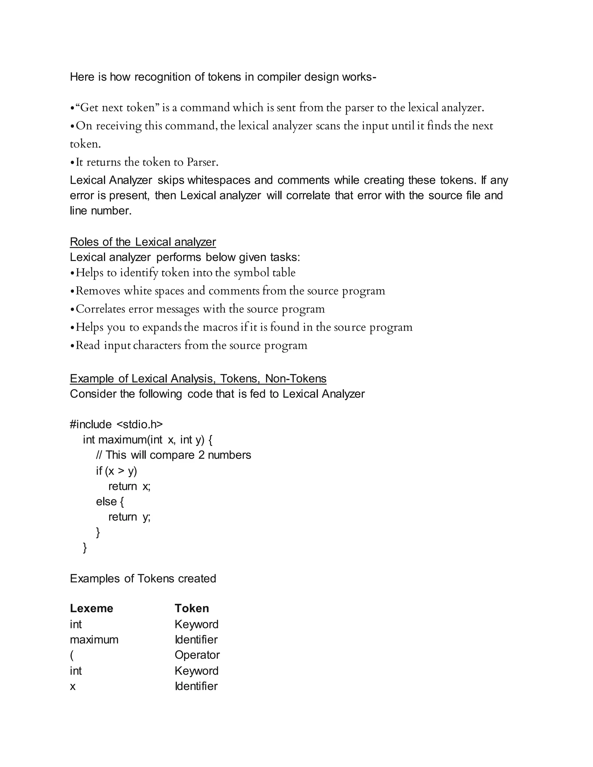 Compiler Design | DOCX | Programming Languages | Computing