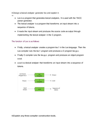 Compiler Design | DOCX | Programming Languages | Computing