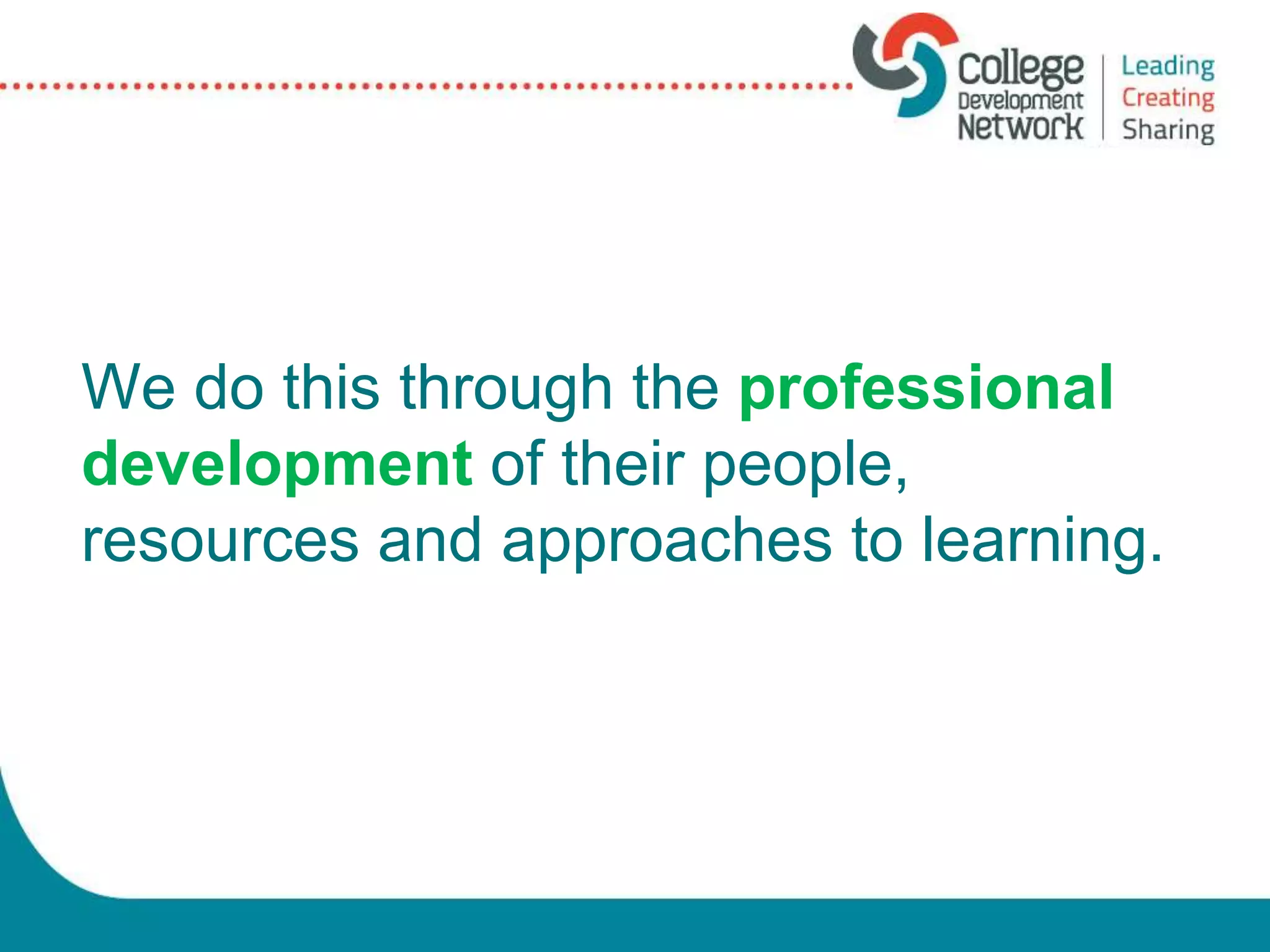 College Development Network Strategy | PPT