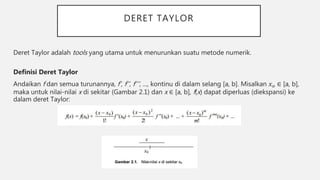 Deret Taylor dan McLaurin | PPTX