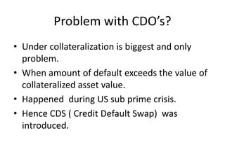 CDO, CDS and American Crisis | PPT