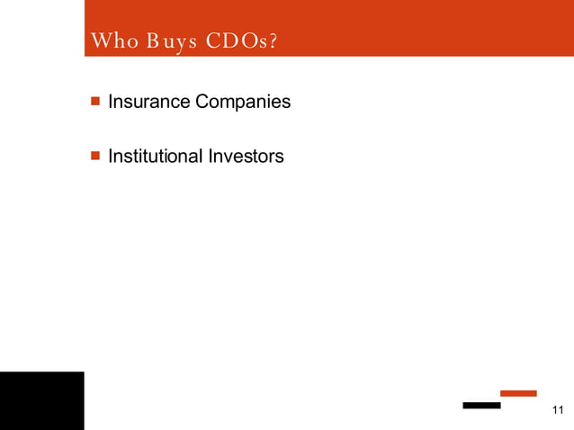 CDO: Collateralized Debt Obligation | PPT