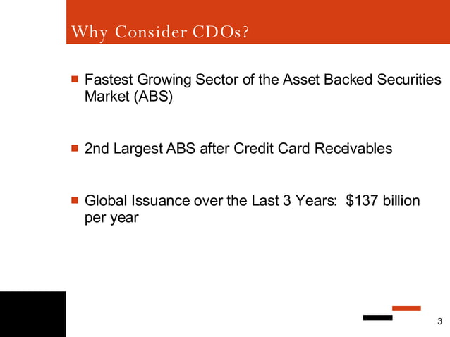 CDO: Collateralized Debt Obligation | PPT