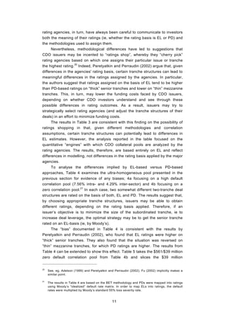 CDO rating methodology | PDF