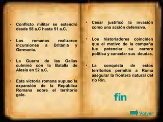 guerra de las galias | PPT