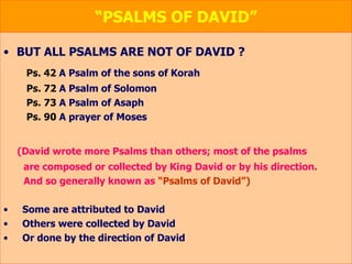 PSALMS | PPT
