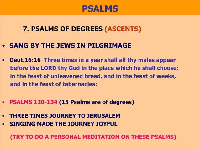 PSALMS | PPT | Christianity | Religion & Spirituality