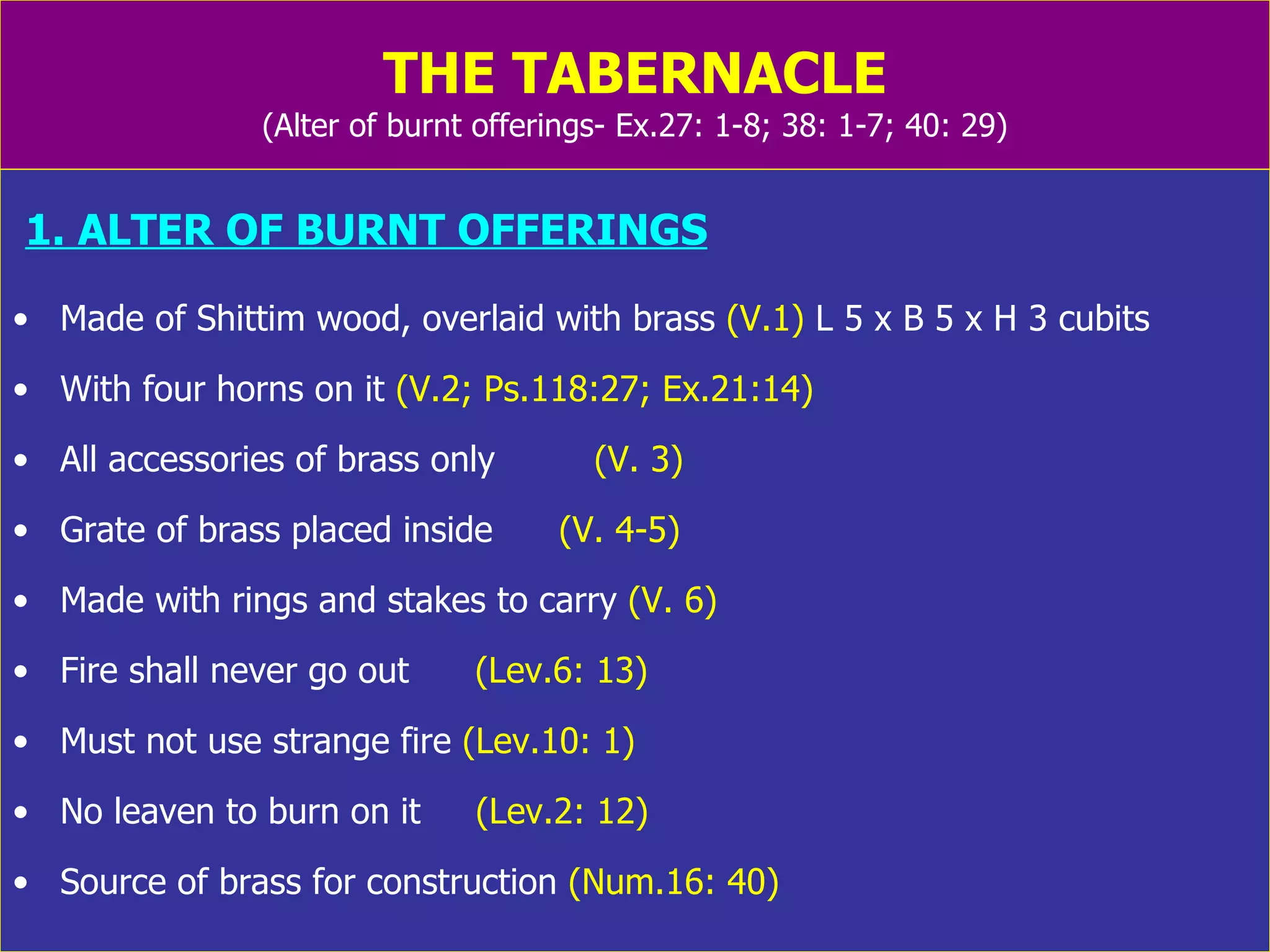 TABERNACLE | PPT