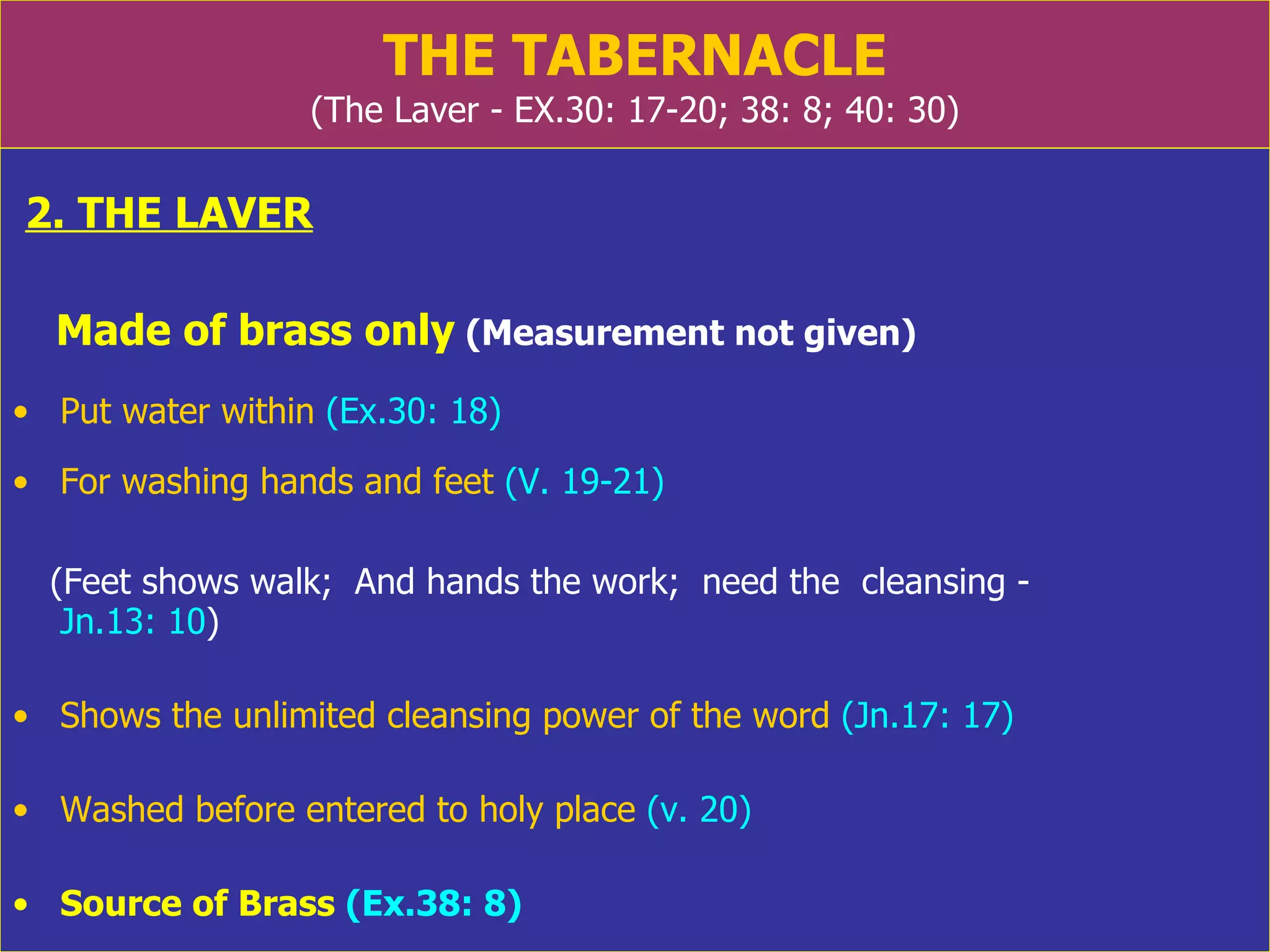 TABERNACLE | PPT