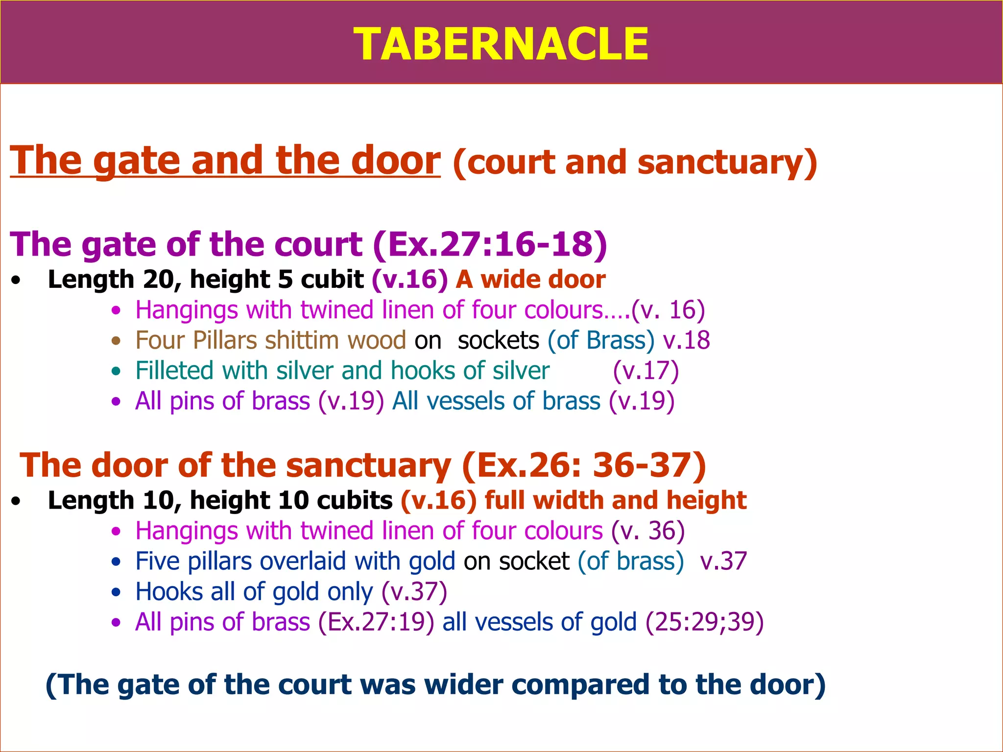 TABERNACLE | PPT