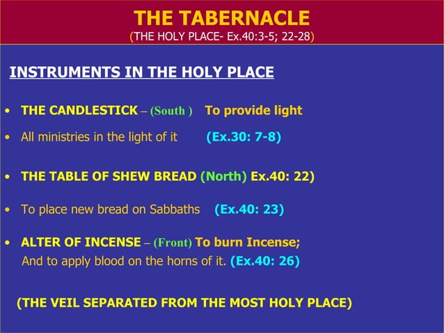 TABERNACLE | PPT