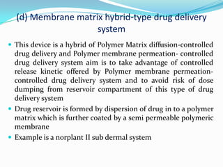 Implantable Drug Delivery System | PPTX