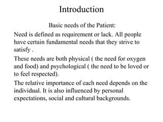 C:\Documents And Settings\Admin\Desktop\Meeting Needs Of Patient | PPT