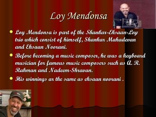 Modern musicians, India | PPT