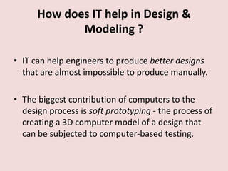 IMPACT OF IT IN CIVIL ENGINEERING | PPTX