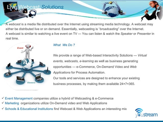 Youstream Webcast Presentation | PPT