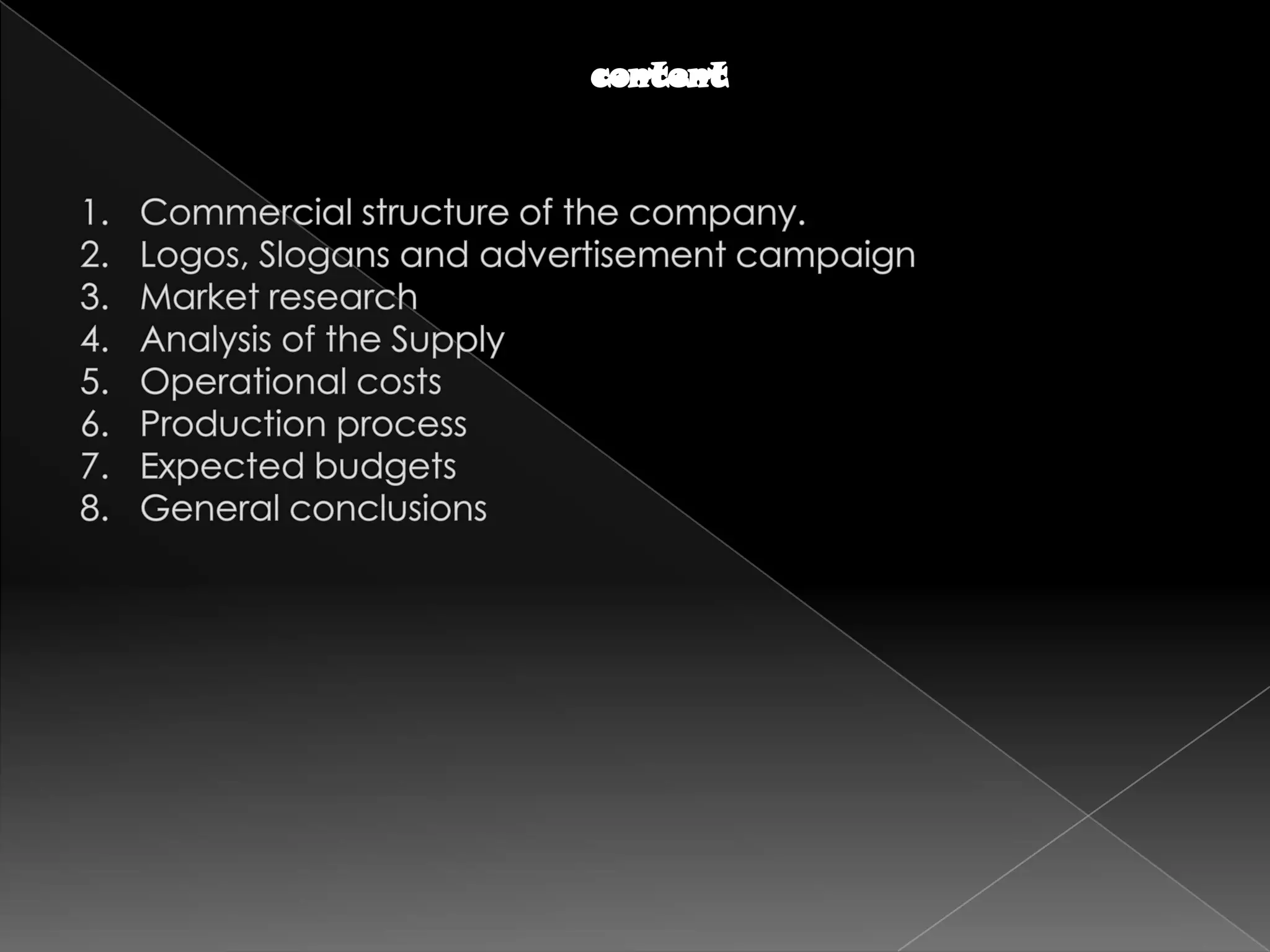 C:\documents and settings\administrador\escritorio\business proyect ppt. | PPT