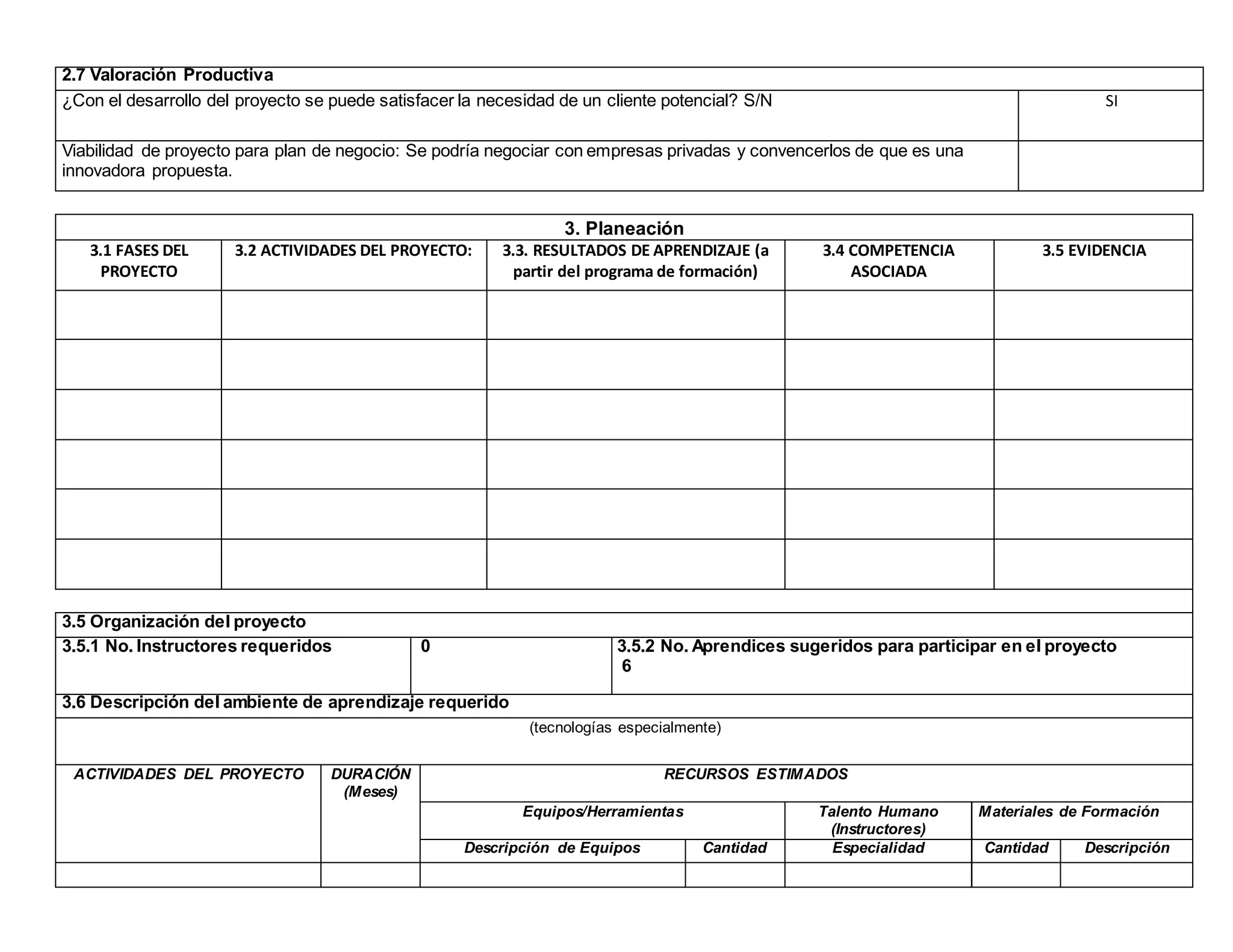 formato sena | DOCX