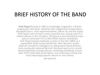 PINK FLOYD | PPTX
