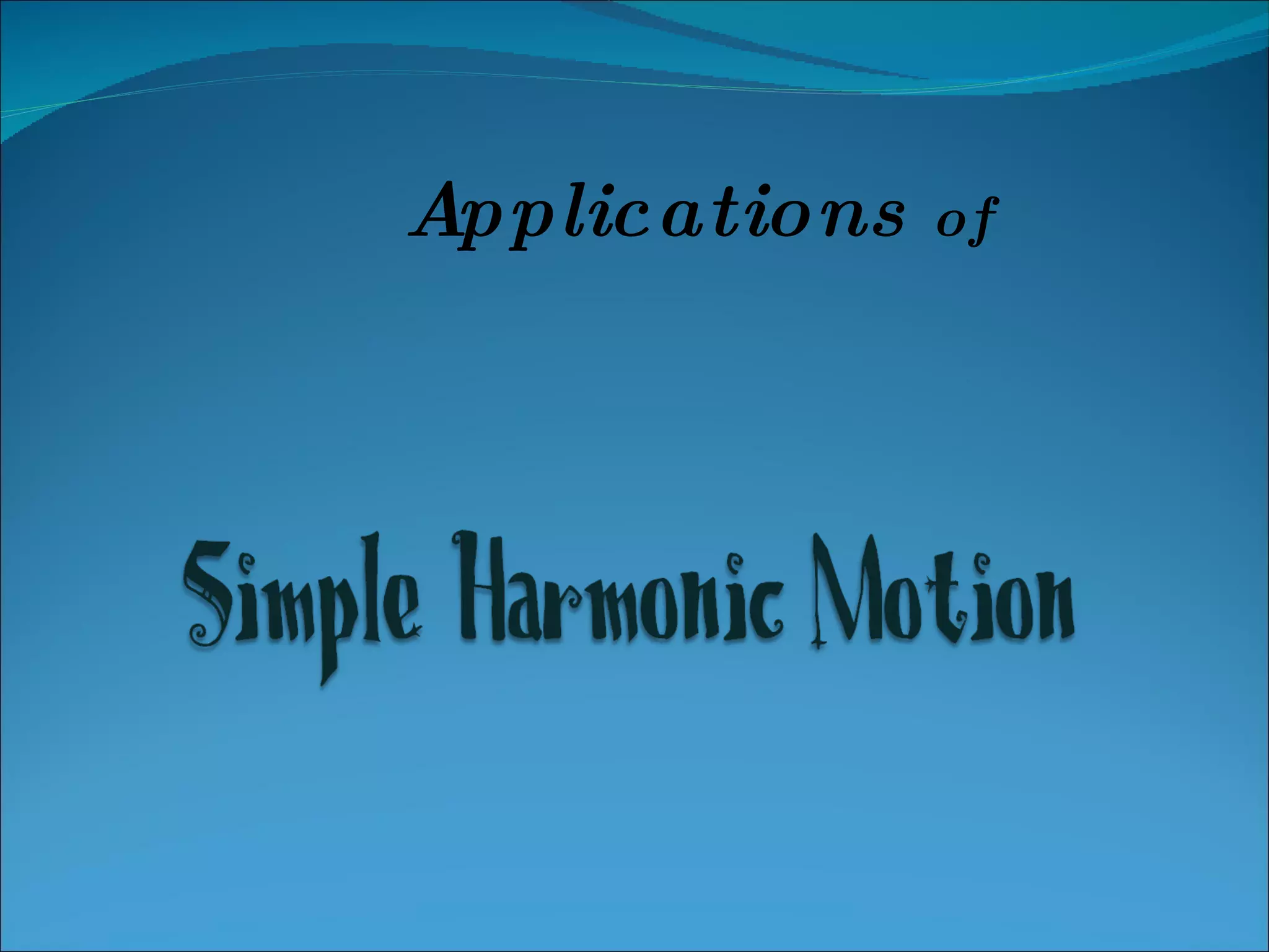 APPLICATIONS OF SHM | PPT