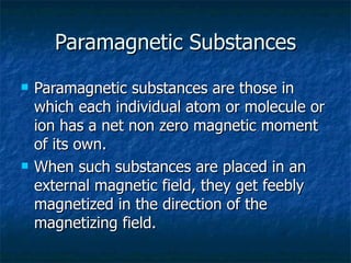 MAGNETIC MATERIALS | PPT | Free Download