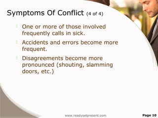 Conflict PowerPoint PPT Content Modern Sample | PPT | War and Conflicts