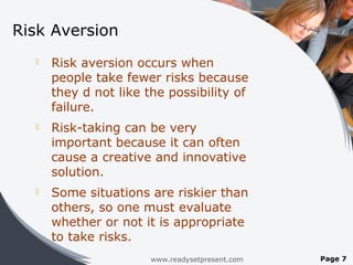 Decision Making PowerPoint PPT Content Modern Sample | PPT