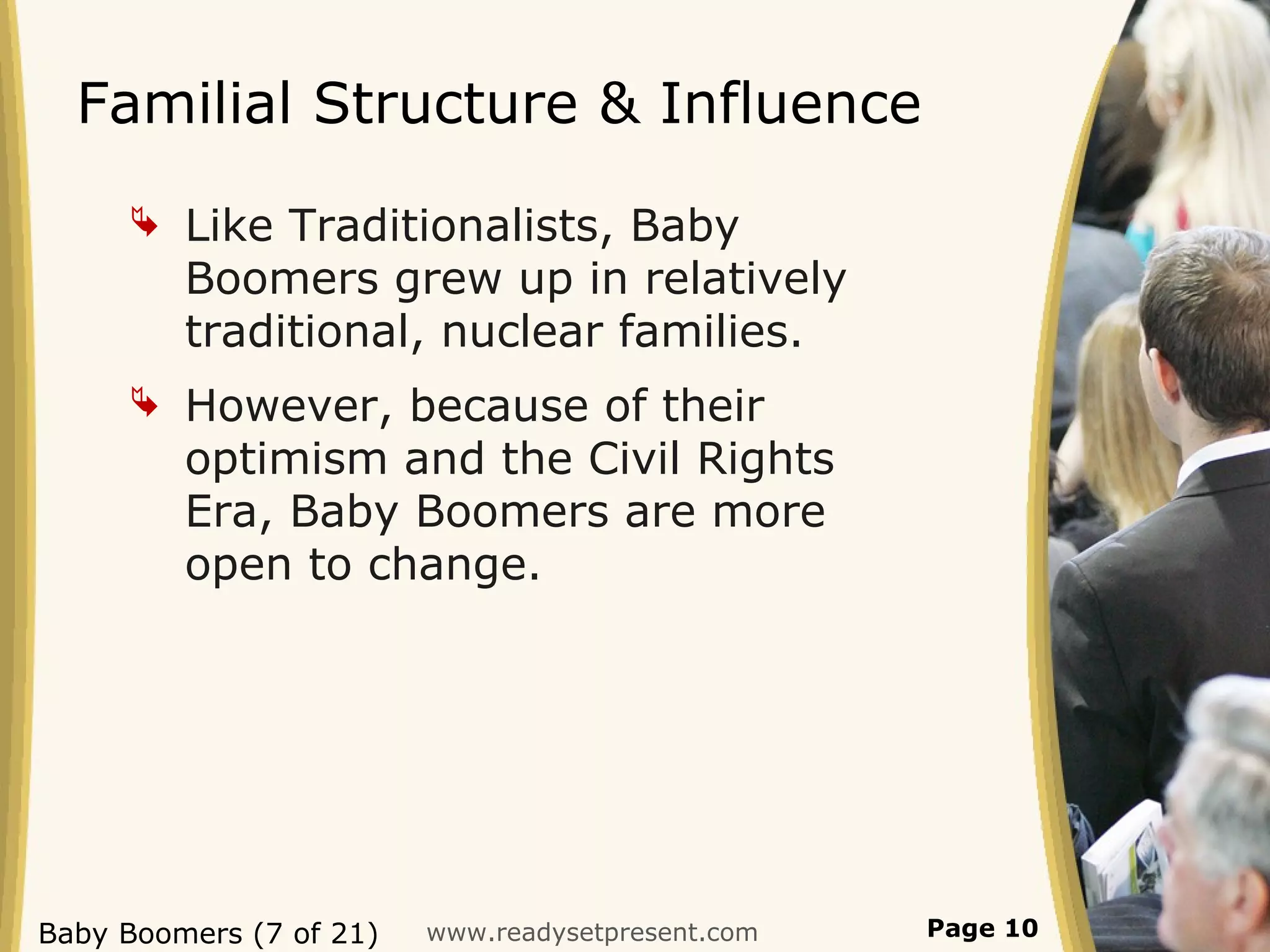 Generations at Work PowerPoint PPT Content Modern Sample | PPT