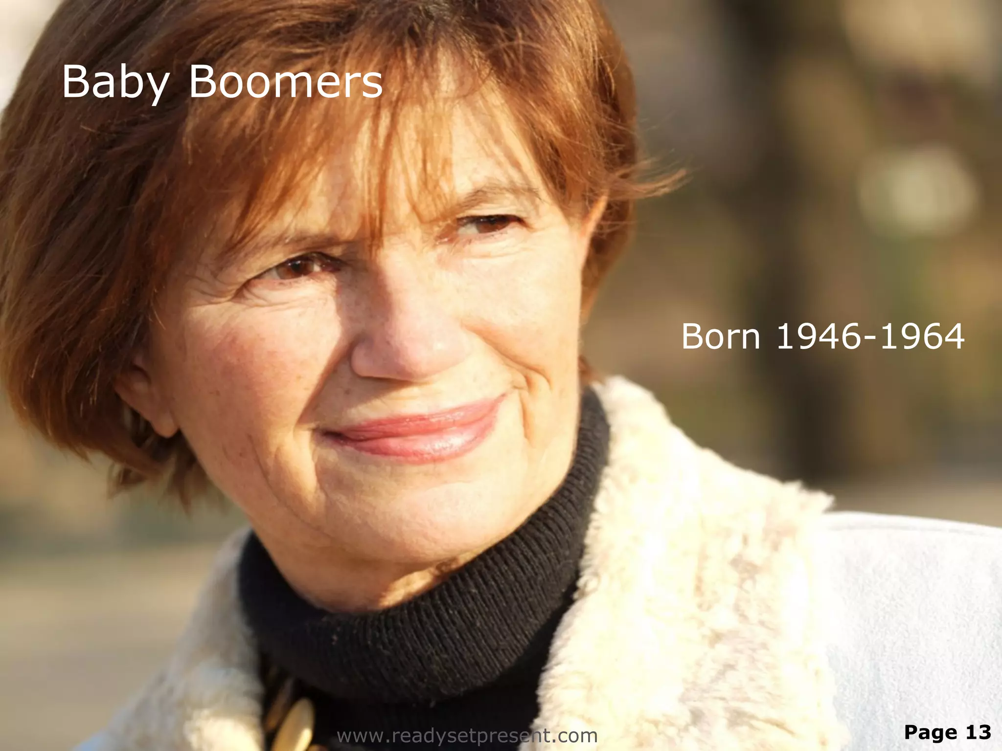 Generations at Work PowerPoint PPT Content Modern Sample | PPT