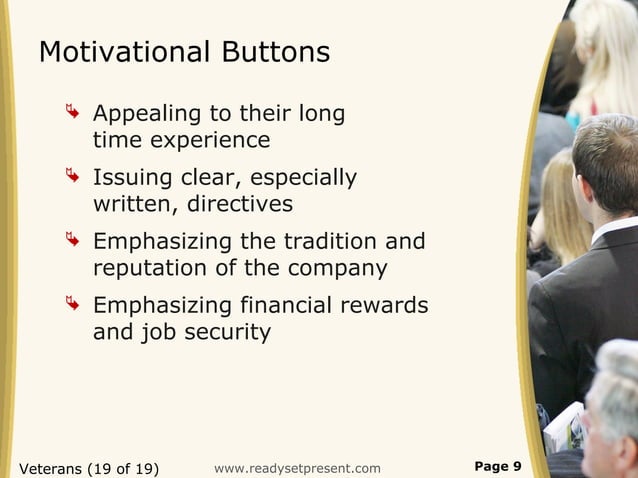 Generations at Work PowerPoint PPT Content Modern Sample | PPT