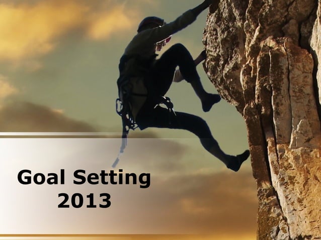 Goal Setting PowerPoint PPT Content Modern Sample | PPT