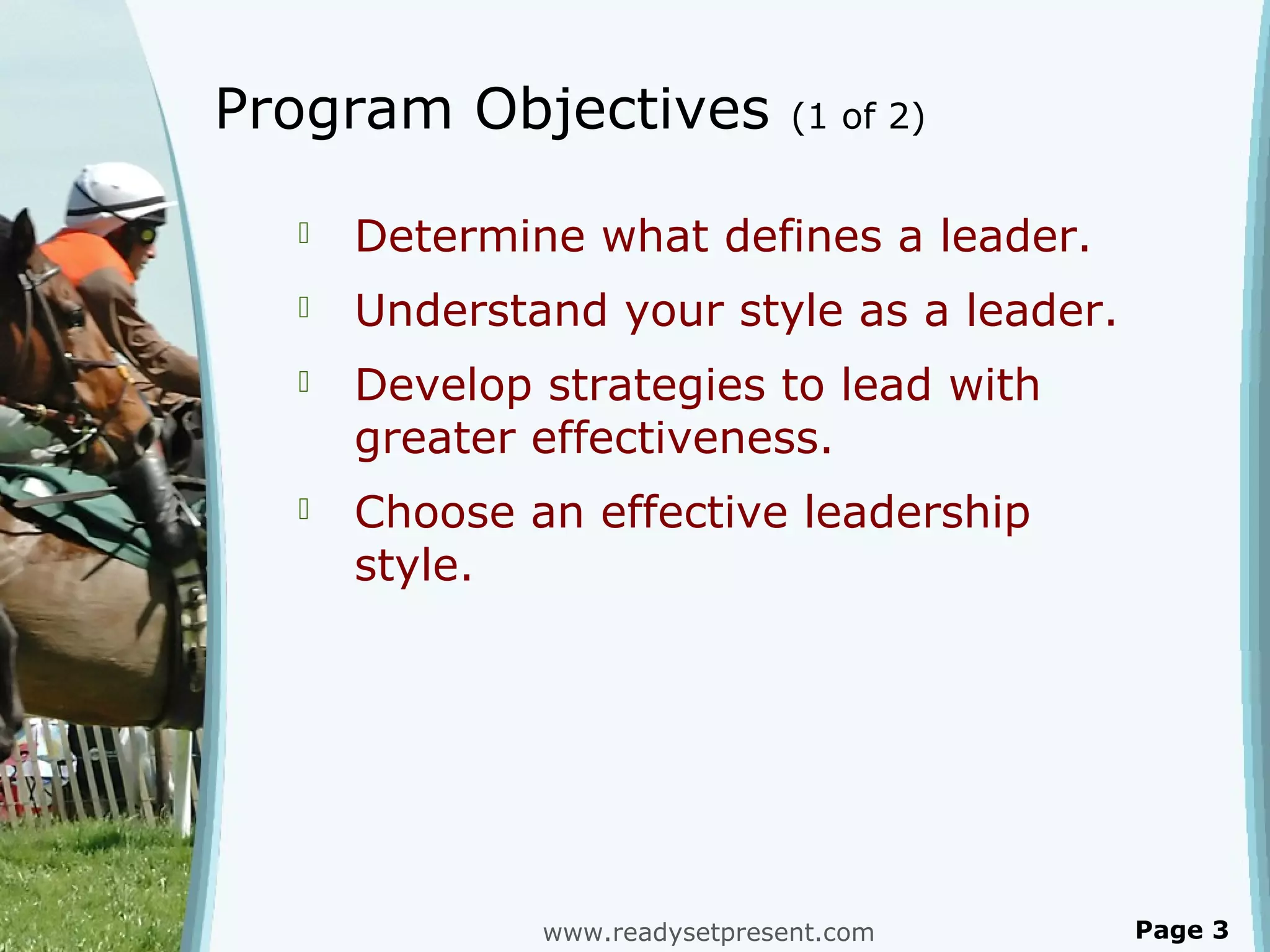 Leadership PowerPoint PPT Content Modern Sample | PPT