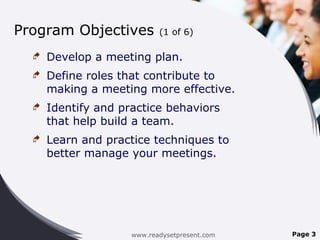 Meetings PowerPoint PPT Content Modern Sample | PPT