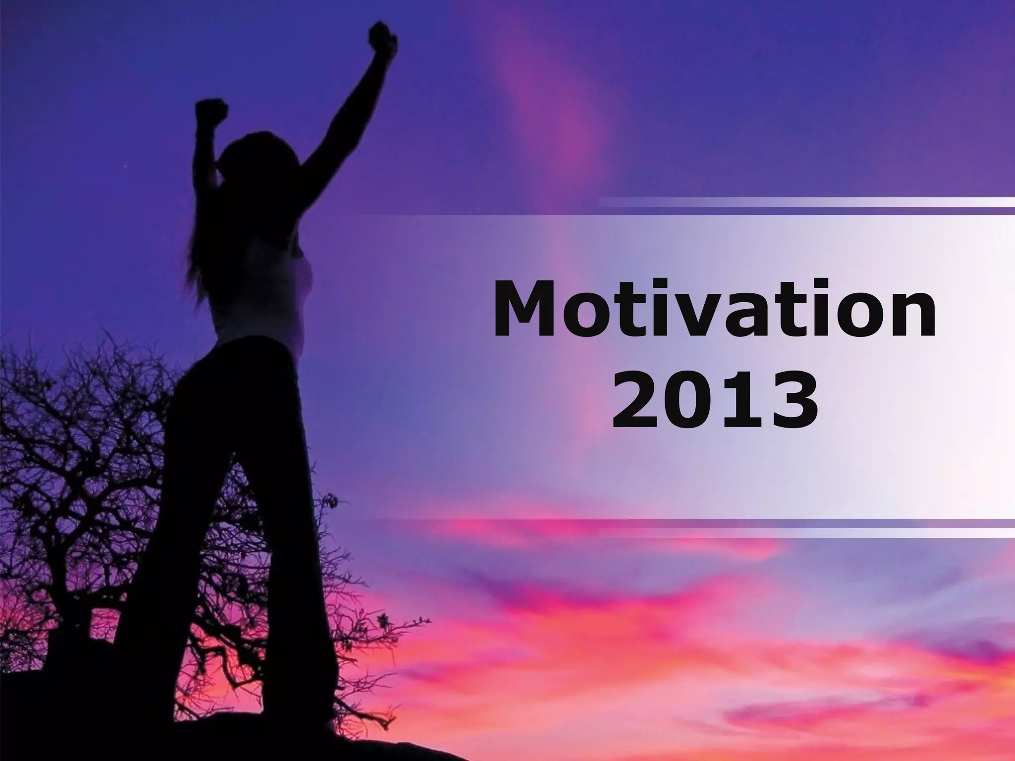 Motivation PowerPoint PPT Content Modern Sample | PPT
